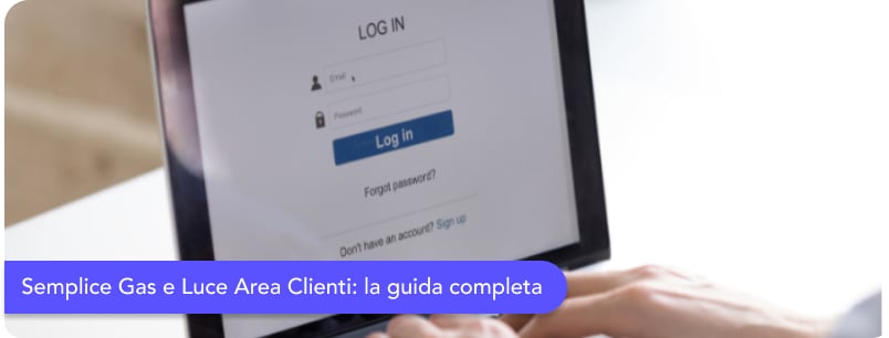 Semplice Gas e Luce Area Clienti: login, registrazione e gestione ...